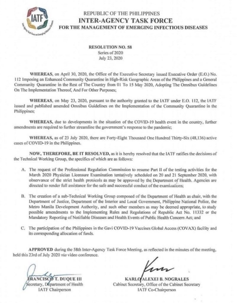 PLE ROOM ASSIGNMENT: Sept 2020 Physician Licensure Exam (Part 2 ...