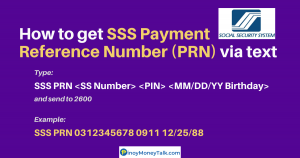 Where to Get SSS Payment Reference Number (PRN) » Pinoy Money Talk